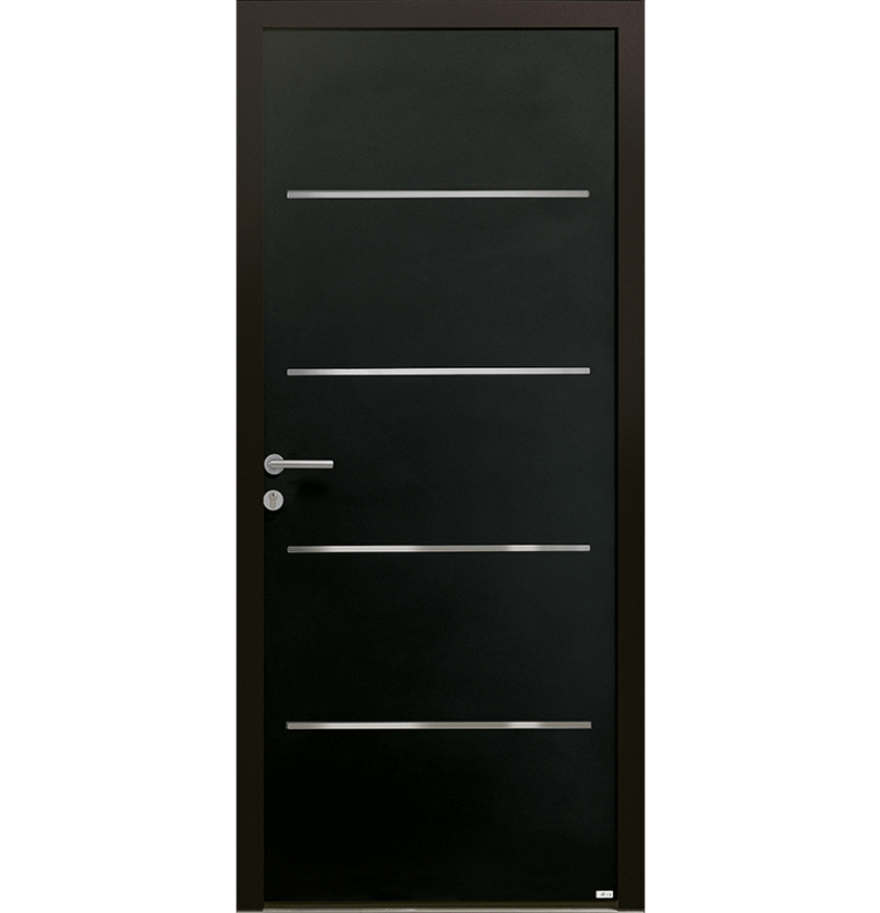 Volt duo - Portes d'entrée Mixte Alu/Bois - Zilten