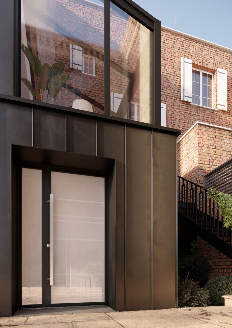 2 conceptions de portes d'entrée vitrées | Zilten