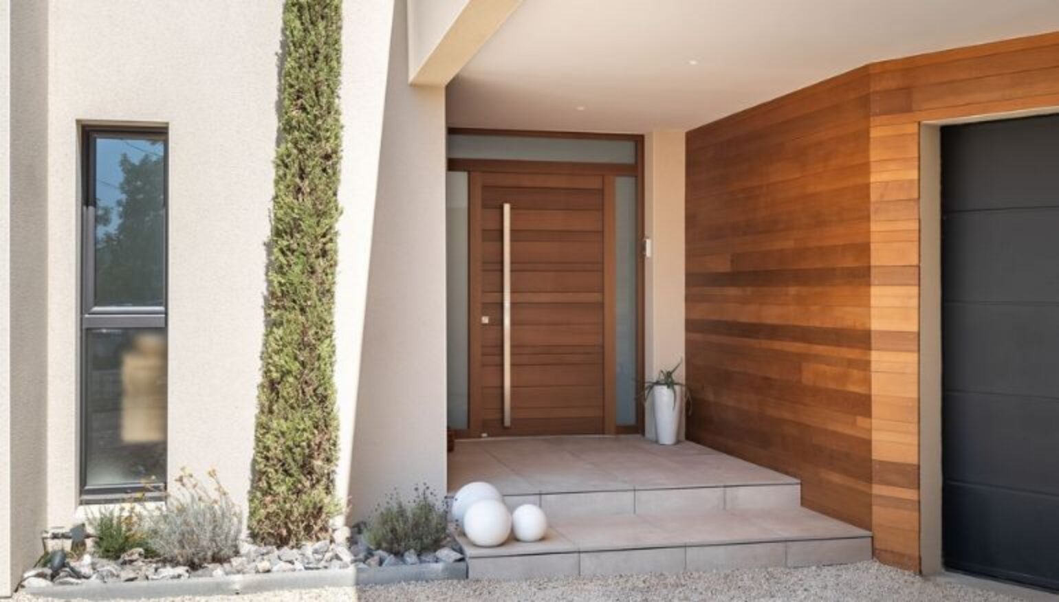 Porte d'entrée Nativ : des portes en bois modernes | Zilten