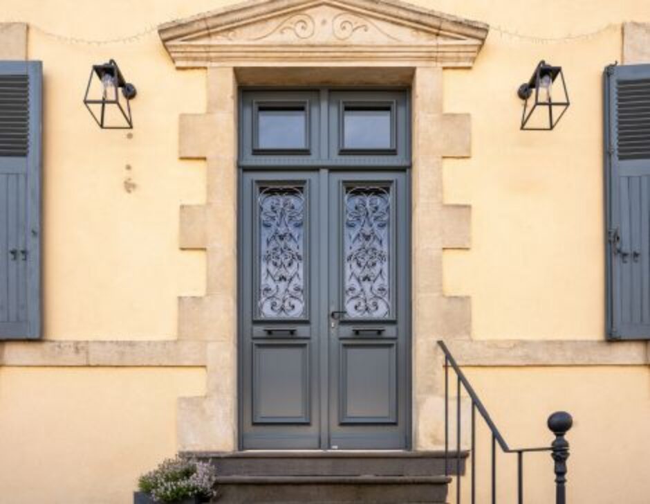 Porte d'entrée bois style ancien | Portes d'entrée Zilten